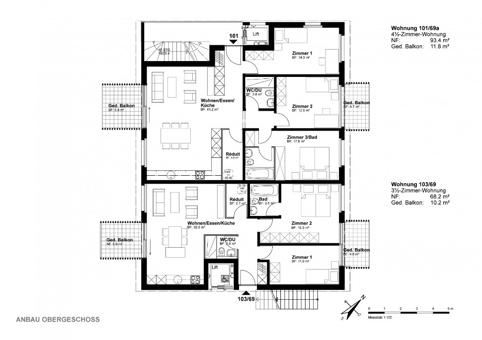 Obergeschoss Anbau - MSPROJECTS BAU UND VERKAUF